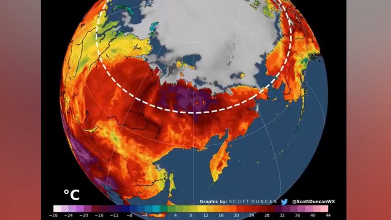 The Arctic is on fire and a record rise in temperatures has climate ...