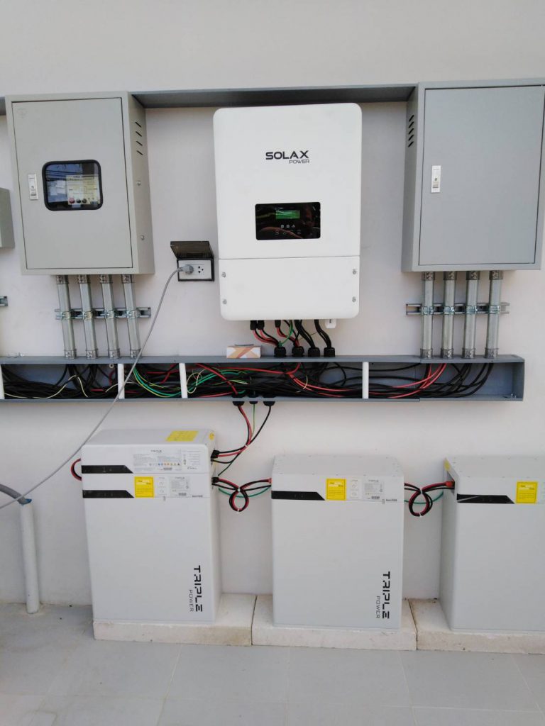 Installation of Inverter to Support the Operation of Solar Electric ...
